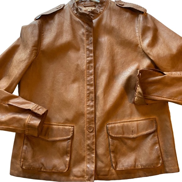 Max Studio | Jackets & Coats | Max Studio Vegan Leather Jacket | Poshmark